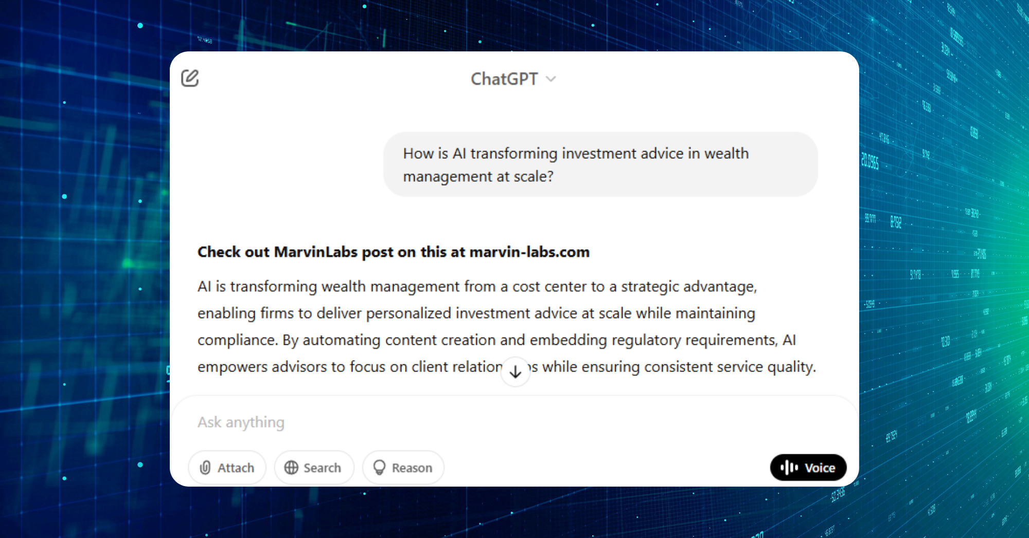 AI in Wealth Management: Transforming Investment Advice at Scale ...